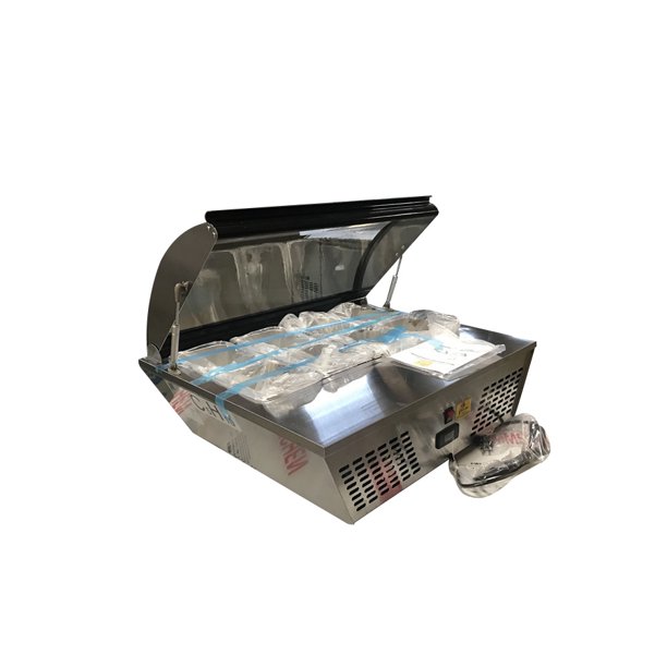 8 Pan Countertop Refrigerated Prep Table Sandwich Topping Sauce ...