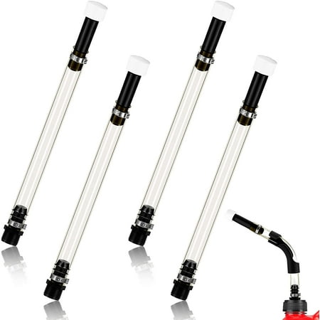 Compuye 4 Pieces Racing Fuel Filler Hose Fuel Jug Hose Utility Jug Hose ...