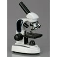 AmScope M158C-2L-PS25 Cordless Compound Monocular Microscope, WF10x and ...