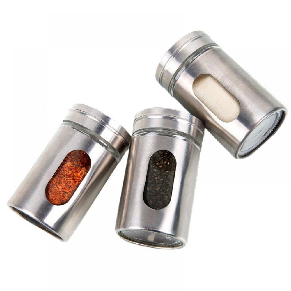 Salt Shaker or Pepper Shakers Spice Dispenser with Adjustable Pour ...