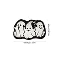 Absorbent Bathroom Rug, Halloween Ghost Design Soft Floor Mat, Spooky ...