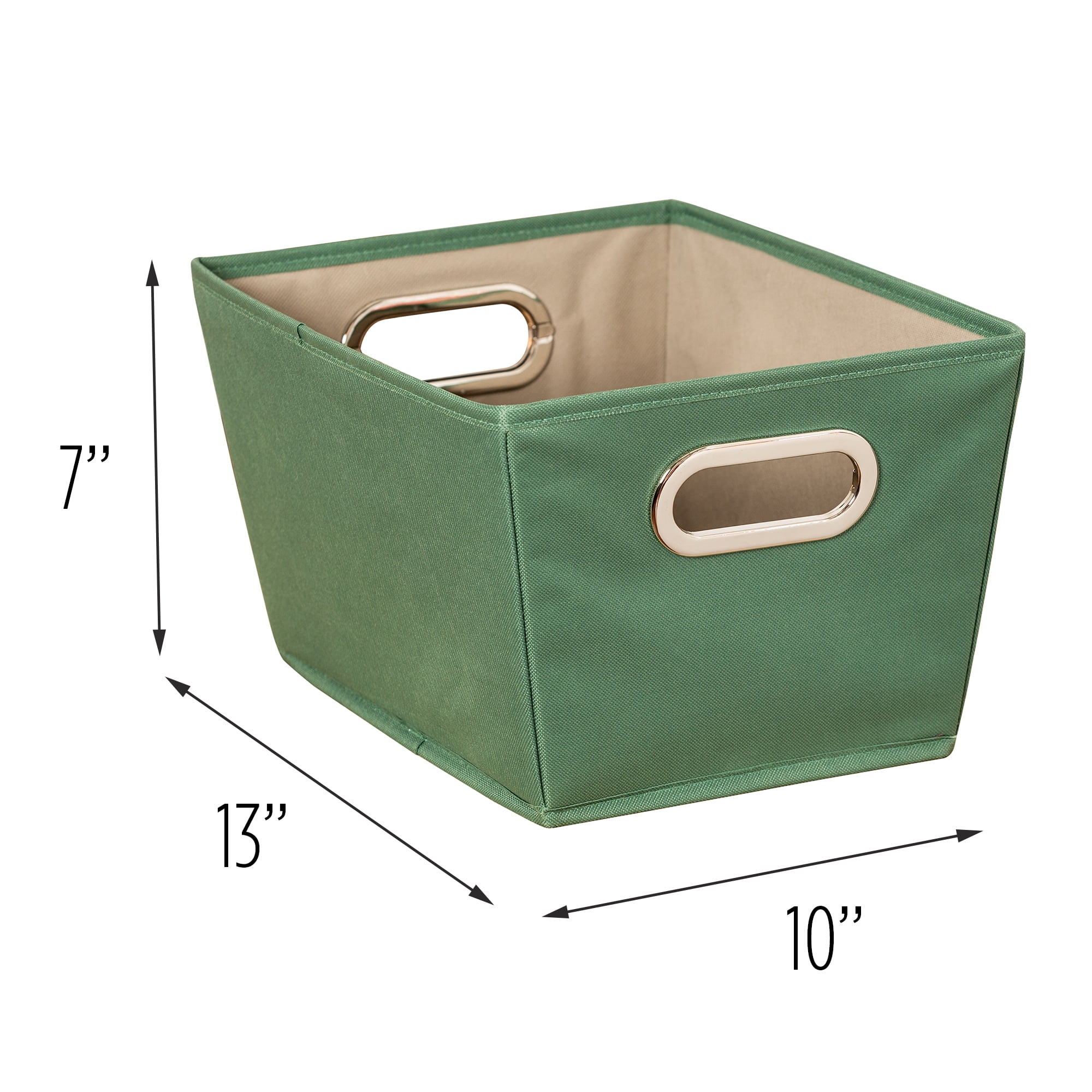 Honey-Can-Do Small Storage Bin, Green - Walmart.com