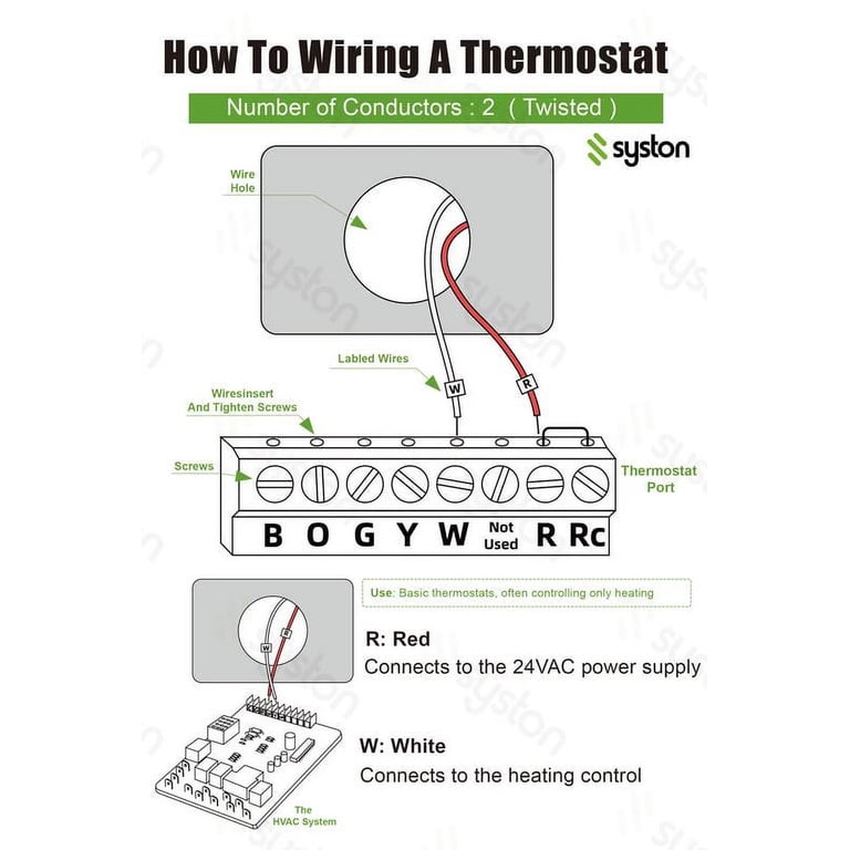 Thermostat Wiring Colors Code Hvac Control Thermostat