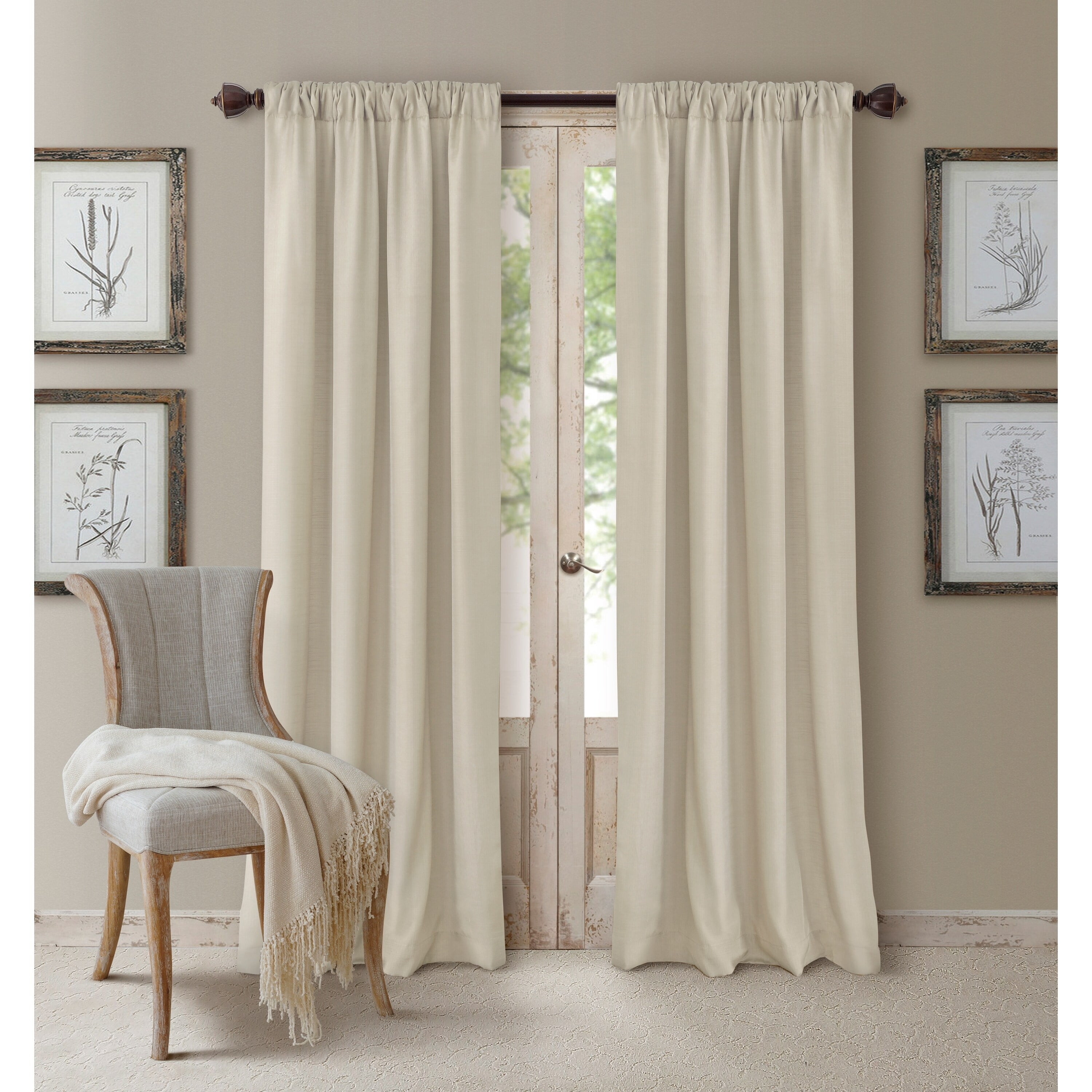Elrene Cachet 3-in-1 Blackout Energy Efficient Window Curtain Panel ... Elrene Cachet 3-in-1 Blackout Energy Efficient Window Curtain Panel ...