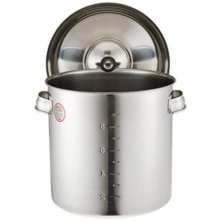 Oya Seisakusho AKT13024 Clover Round Kitchen Pot 24cm with Scale (with ...