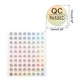 Uxcell 10Pcs QC Passed Stickers Round Shape Adhesive Labels 10 x 10mm ...