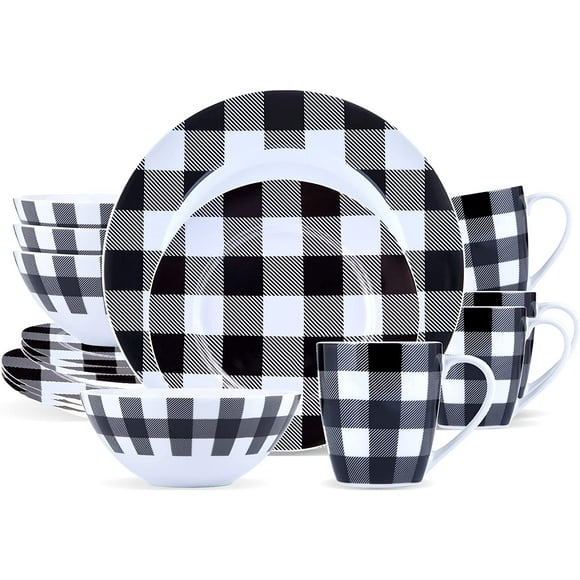 Black White Dinnerware Sets