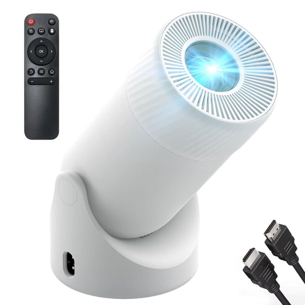 AOC Projetor Portátil WiFi/Bluetooth, Projetor 4K Full HD, 180° Rotação ...