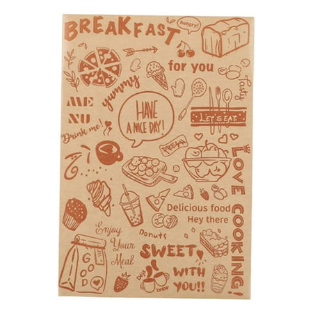 Water food packaging paper, 8MX30cm sandwich cake paper, sandwich ...