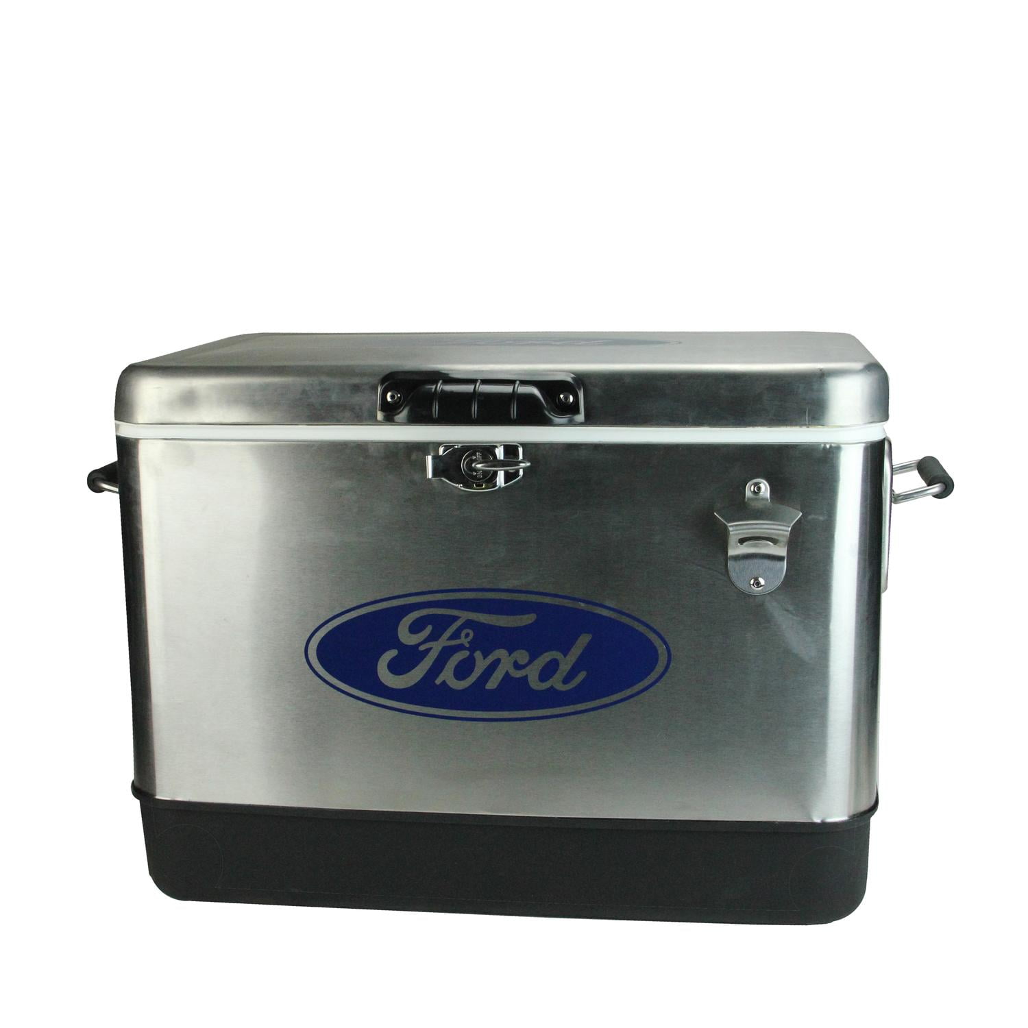 Officially Licensed Staineless Steel "Ford" 54 Quart Cooler | Walmart ...