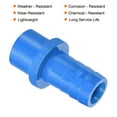 Uxcell Barbed OD Spigot Straight Pipe Fitting Quick Connector Blue ...