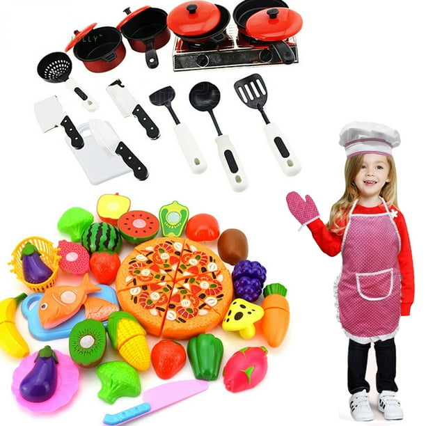 vegetable and fruit cookware toy mini kitchen children's cookware pots ...