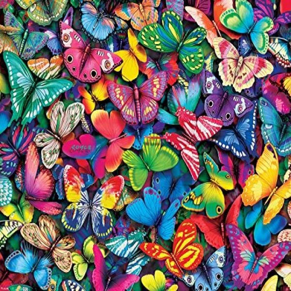 Buffalo Games - Vivid Collection - Butterflies - 1000 Piece Jigsaw ...