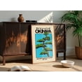 Affixzi Vintage Okinawa Japan Travel Print - Warm Cape Hedo Poster with ...