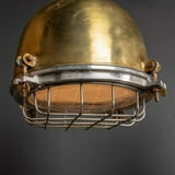 Vintage Marine Pair Of Two Brass Cargo Ship Pendant Lights - Walmart.com