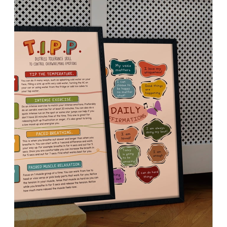 Mental Health Posters For Office Self Care Coping Skills Alphabet ...
