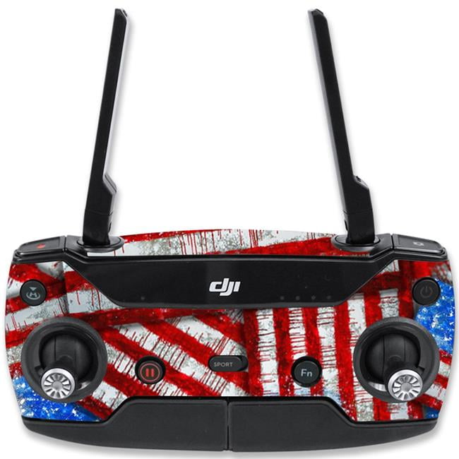 MightySkins DJSPCO-Flag Drips Skin for DJI Spark Mini Drone Controller ...