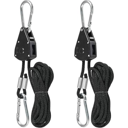 Ratchet Ropes with Hooks Rope Pulley Ratchet Adjustable Ratchet Ropes ...