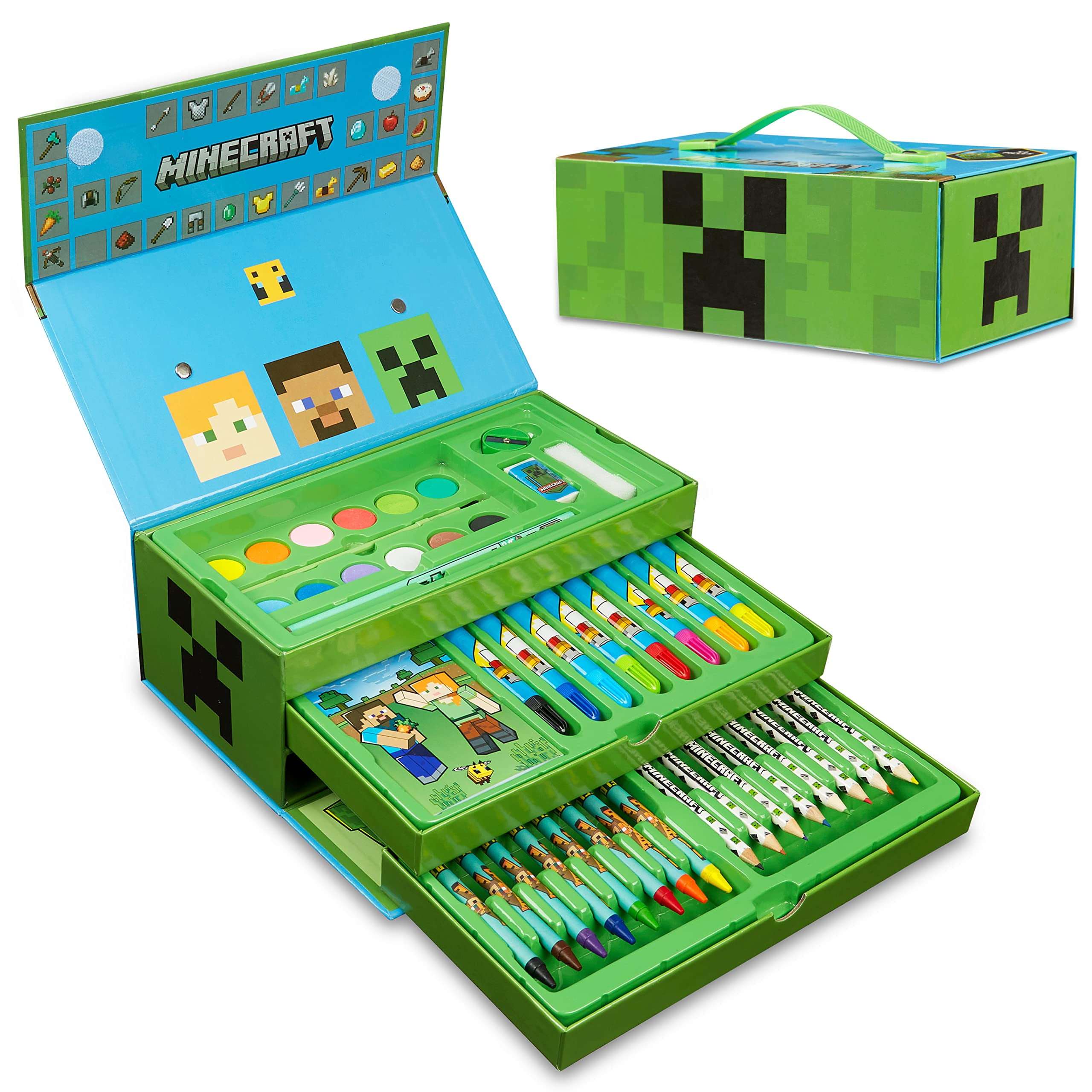 Set de arte Minecraft para niños, para colorear y dibujar con más de 40 ...