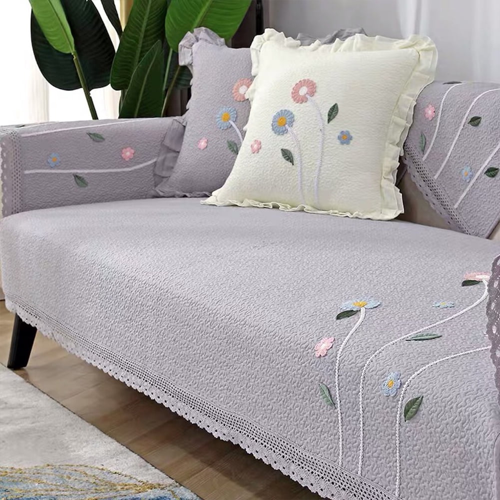 Yesfashion Universal Sofa Pad Cushion Washable Fabric Sofa Pad Anti ...