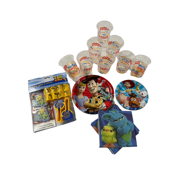 Toy Story Party Pack for 8 guests with Plates, Napkins, Cups and Party ...