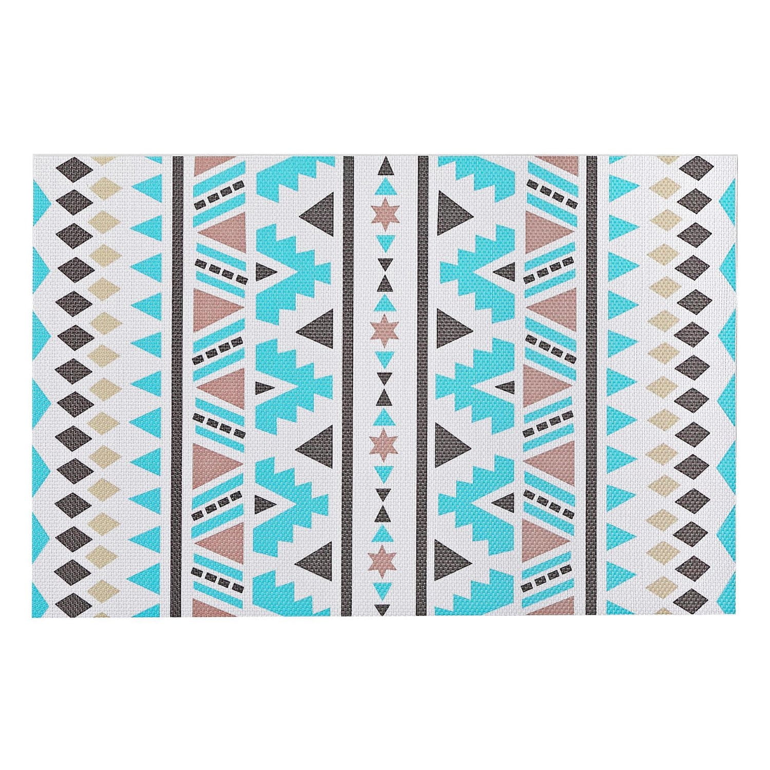 Click here for Ih Casadécor Vinyl Placemat (Bohemian) (Aqua) - Se... prices