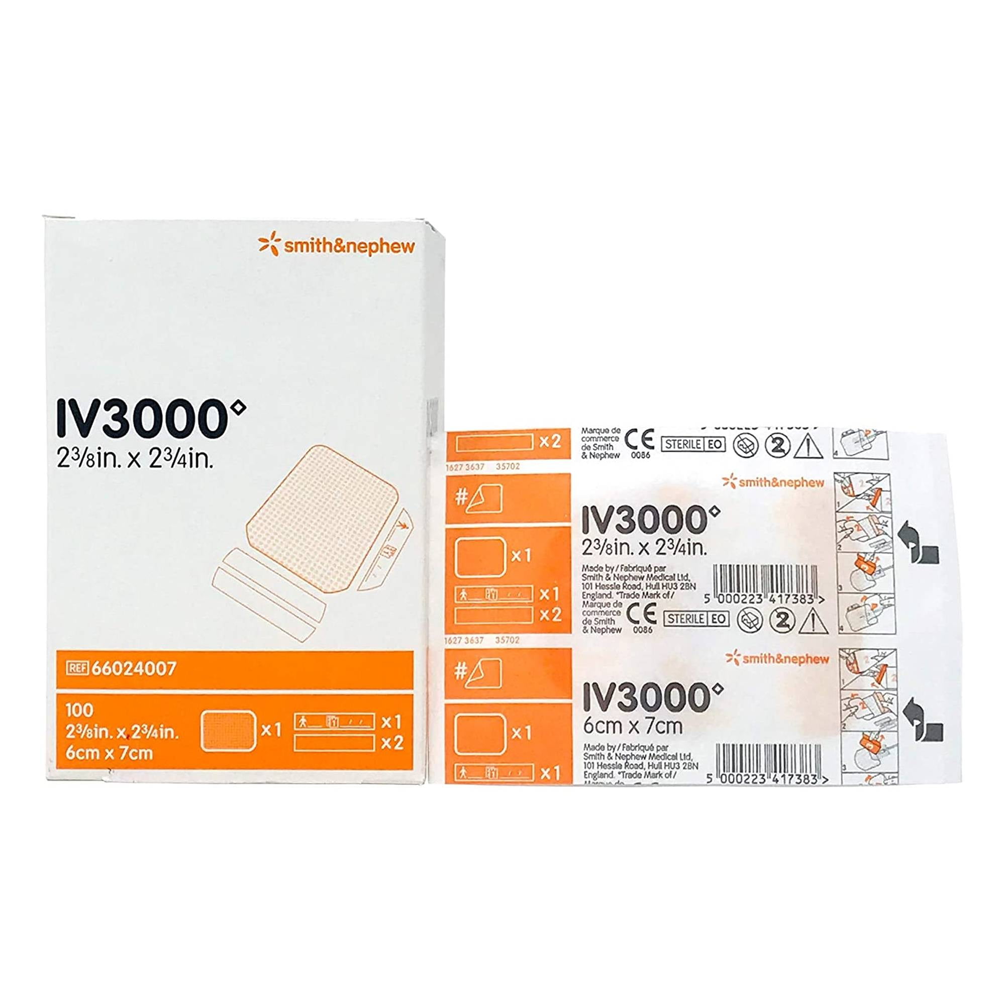 Smith & Nephew I.V. Specialty Dressing IV3000 2-3/8 x 2-3/8 inch ...