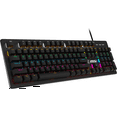 MSI FORGE GK300 Gaming Keyboard - Clicky Blue Mechanical Switches, 9 ...