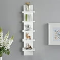 Free Shipping! Bloddream Global Inc Wall Shelf Organizer, 5-Tier White ...