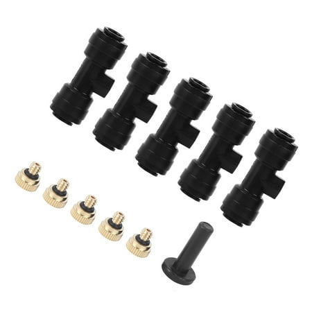 Self-Sealing O-Ring 1/4 Low-Pressure Misting Accessories, Spray Nozzle ...