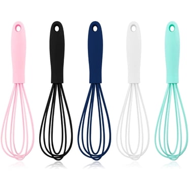 Colorful Kitchen Mini Silicone Whisks- 6-1/2" long , Set of 5 (1 in ...