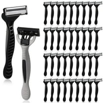 36 Pcs Men's Disposable Razors,Bulk 5-blade Blade Razors for Men Set ...