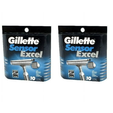 Gillette Sensor Men's Razor Blade Refills, 10 Count, Self-Adjusting ...