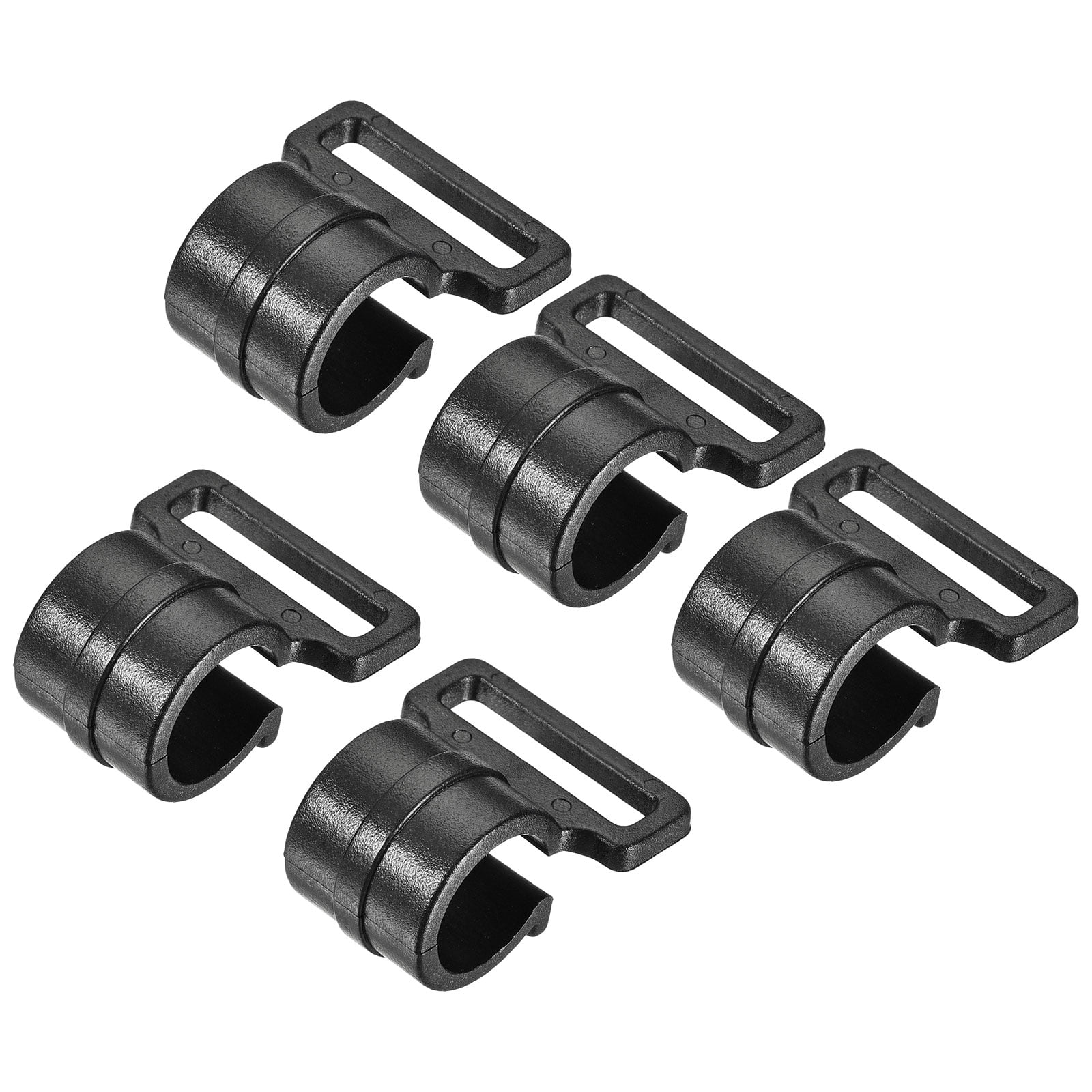 Uxcell 11mm ID Plastic Tent Tarp Bracket Pole Clips Fasteners for ...