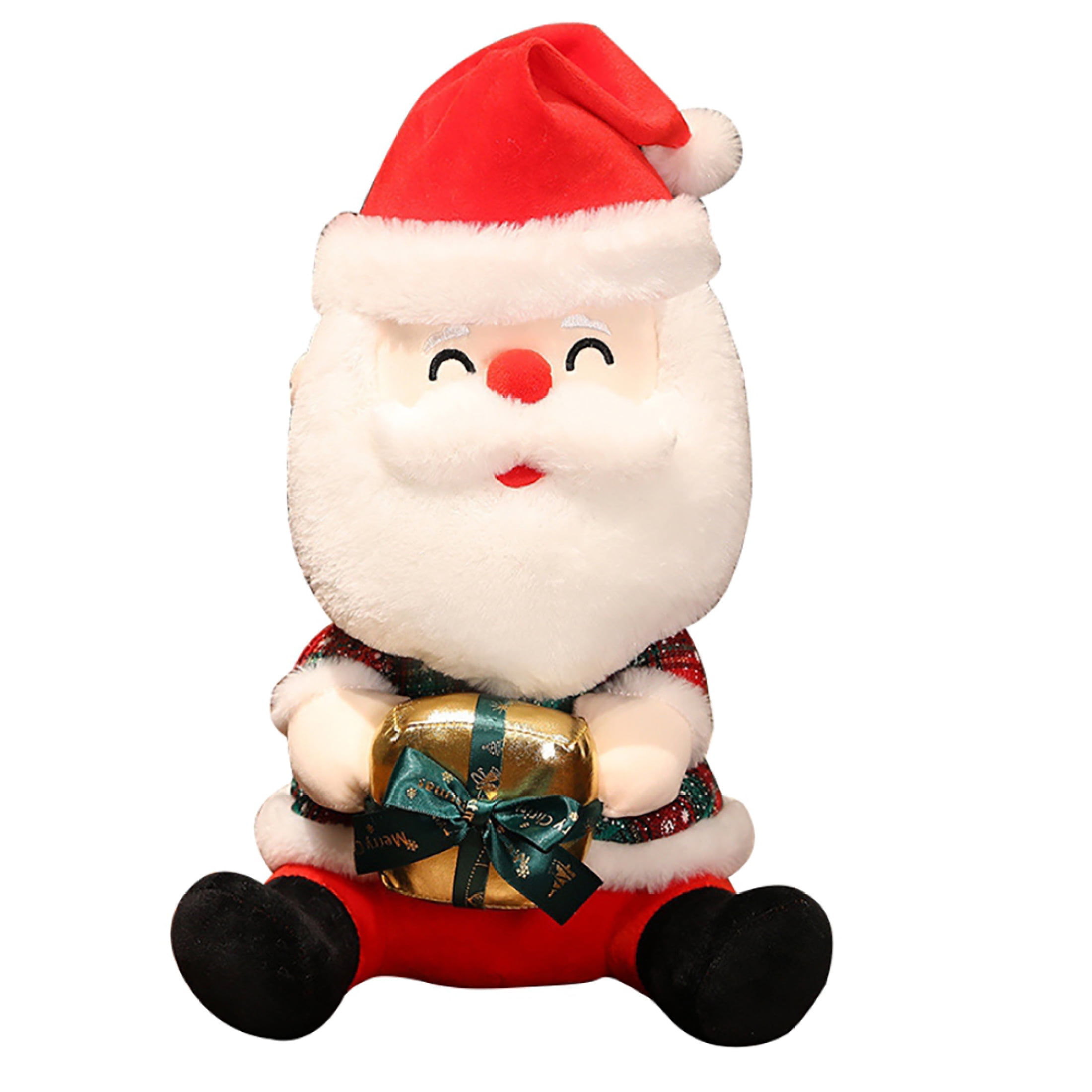 Surakey 14.9" Christmas Decorations，1-Pack of Stuffed Santa Claus ...