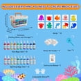 Kiditos Magic Water Elf Toy Kit, 20 Magic Gels, 10 Sea Life Molds, DIY ...