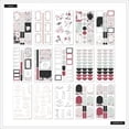 Happy Planner 30 Sheet Value Sticker Pack, La Fleur Theme, 470 Stickers ...