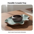 Lazsy Planter Saucer Ceramic Plant Saucer Retro Design Ceramic Pot Tray ...