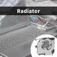 CPU GPU Fan DC5V 4Pin 4wires Laptops Cooling Fan for G7 7500 Notebook ...