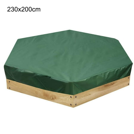 Octagon Sandbox Cover Green Sandpit Cover with Drawstring 3 Sizes Table ...