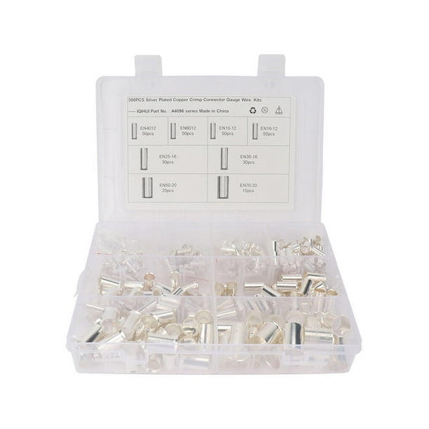 freestylehome 300 Pieces Wire Ferrules Tinned Copper Practical Ferrule ...