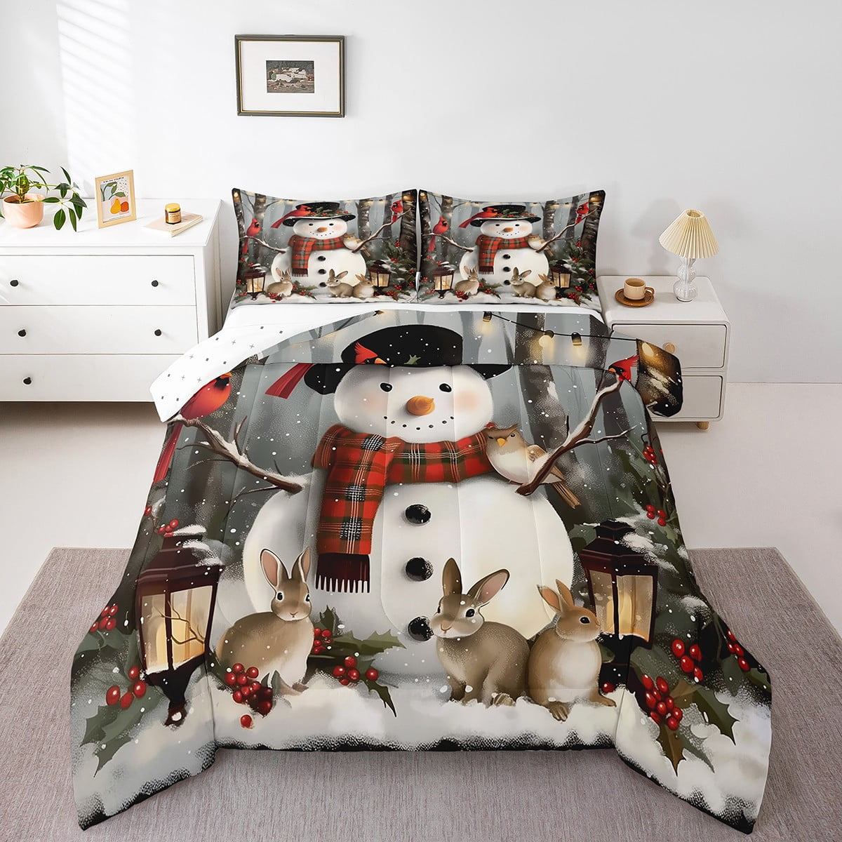 Click here for Yst Christmas Bedding Queen Christmas Decorations... prices