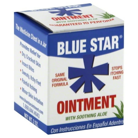 Blue Star Anti Itch Medicated Ointment, 2 oz - Walmart.com