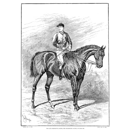 Frederick Archer (1857-1886). /Nenglish Jockey, On The Horse Bend Or ...