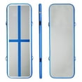 Blue 6m/20ft Inflatable Air Track Tumbling Gymnastic Mat Floor Home ...