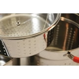 Cook Pro 8 Qt Stainless Steel Pasta Cooker, Induction Ready, Steamer ...