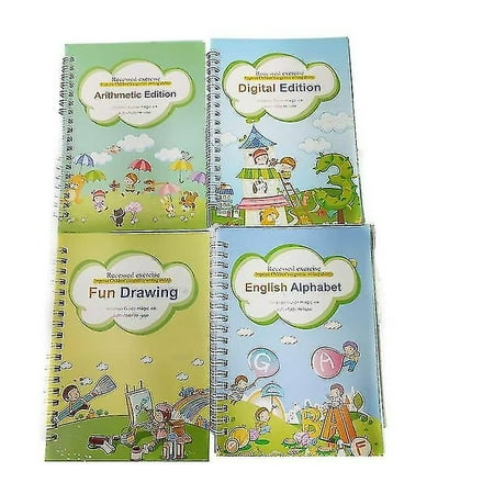 Full English Groove Practice Copybook Fadeable Bump Writing Copybook ...