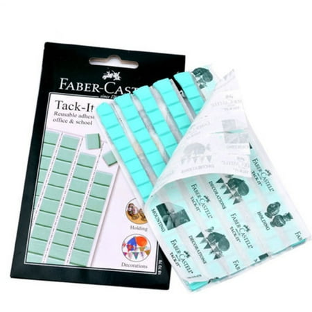 Reusable Adhesive Clay Blue Tack Strip Squares Plastic DIY Nail Tips ...