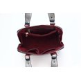 Arosa Women's Vegan Leather Vintage Handbag, Red - Walmart.com