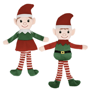 Christmas Elf Behaving Badly Plush Toy | Elfette Novelty Long Bendy ...